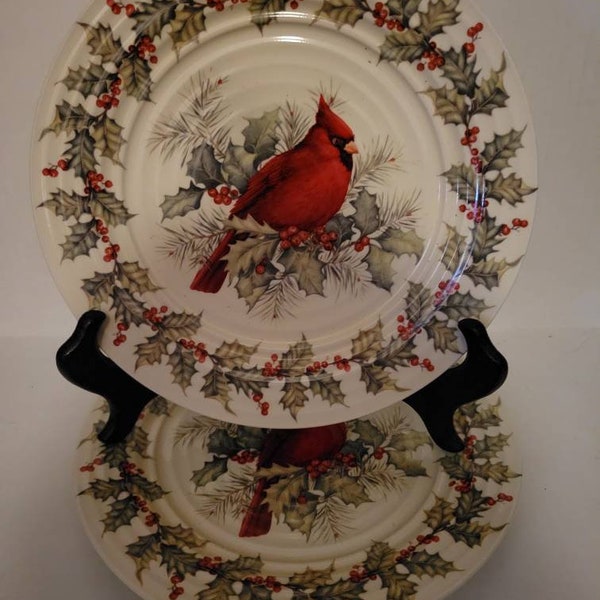 Cardinal Plates - Etsy