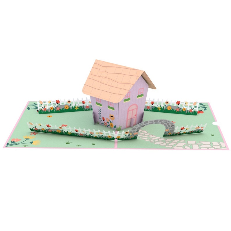 Pop up Card 3D House Sweet Home Happiness Alone Card Greeting Cards 15 ...