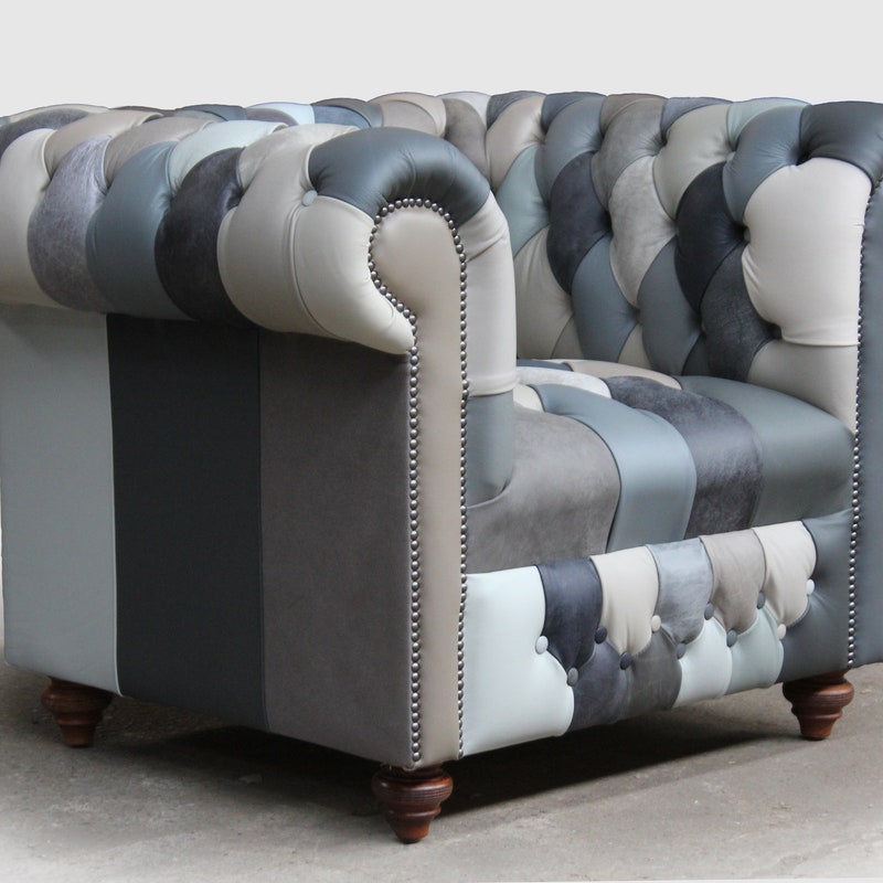 Patchwork Chair - Etsy UK