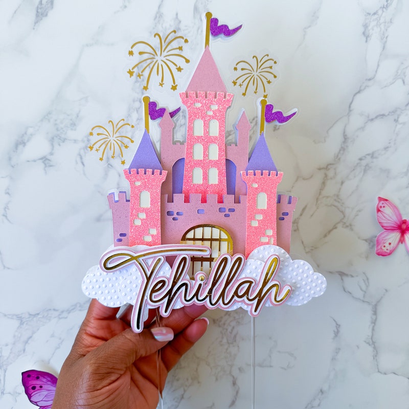 Castle Cake Topper - Etsy