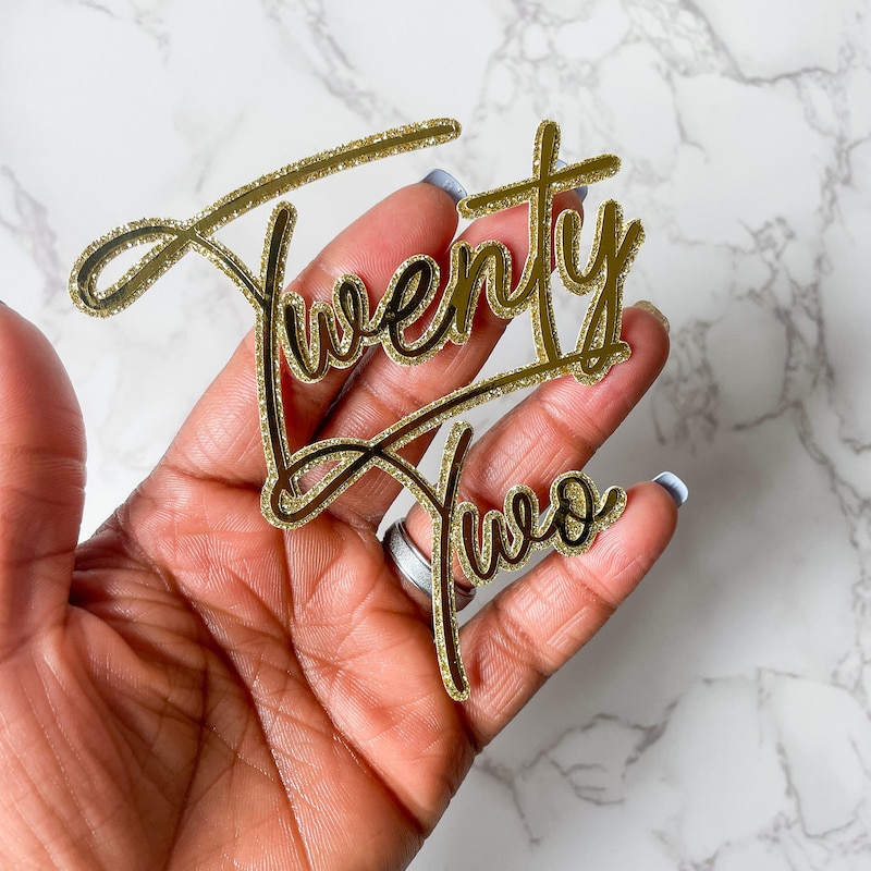 Word Party Cake Topper - Etsy