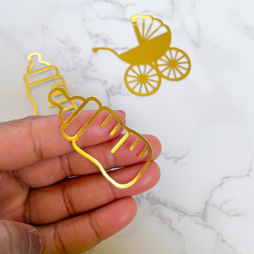 Pram and Feeding Bottle Cupcake Toppers, Baby Shower Cupcake Toppers - Etsy