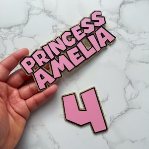 Mario Style Name Cake Topper Charm, - Etsy