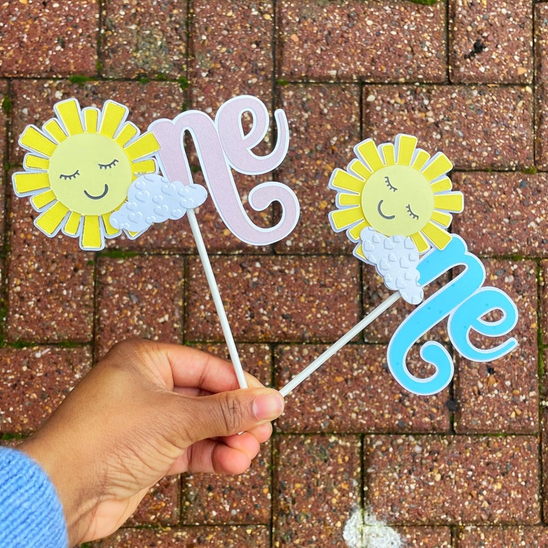 Sunshine First Birthday Cake Topper for Smash Cakes - Etsy