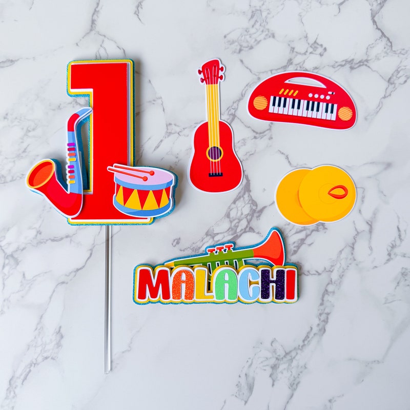 Music Cake Toppers - Etsy
