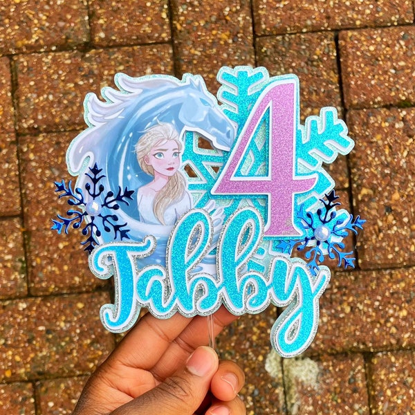 Elsa Cake Topper - Etsy UK