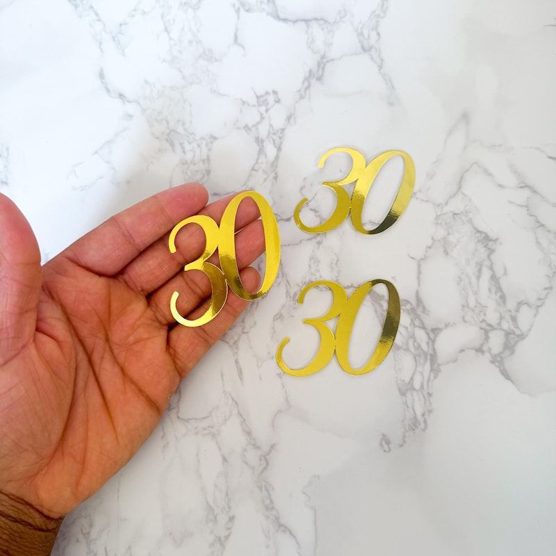 Gold Numbers Cardstock - Etsy UK