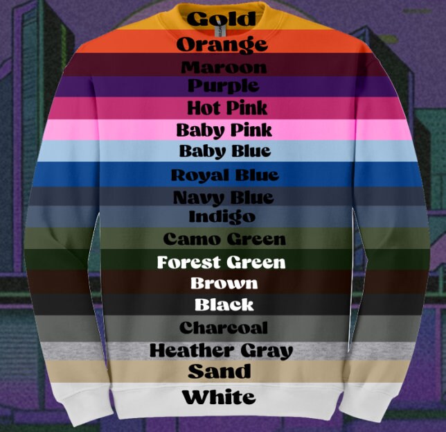 Adventure Time Embroidered Sweater Personal Cartoon Gift - Etsy