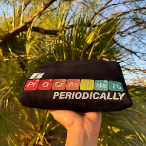 Periodic Table Embroidered Sweaters, Procrastination School University ...