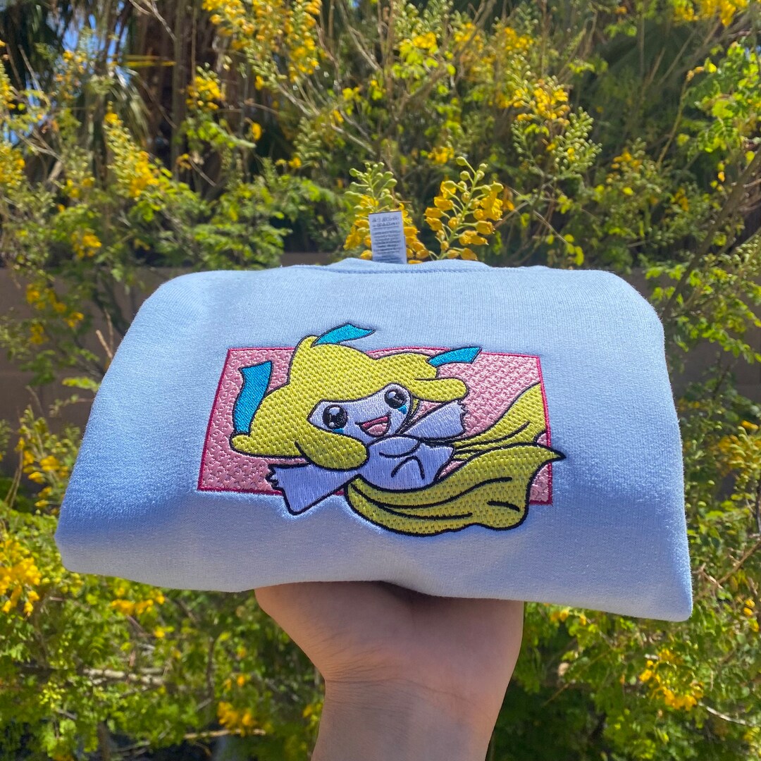 Jirachi Metallic Embroidered T-shirt, Personal Cute Gift Sweater, Y2K ...