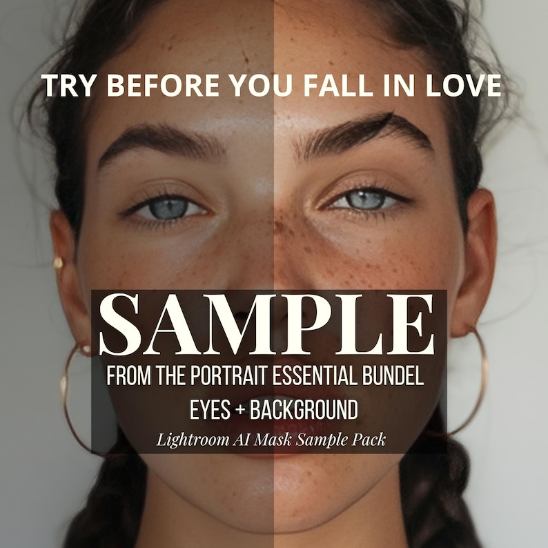 Lightroom AI Portrait Brushes Sample: Eyes and Background (digital ...