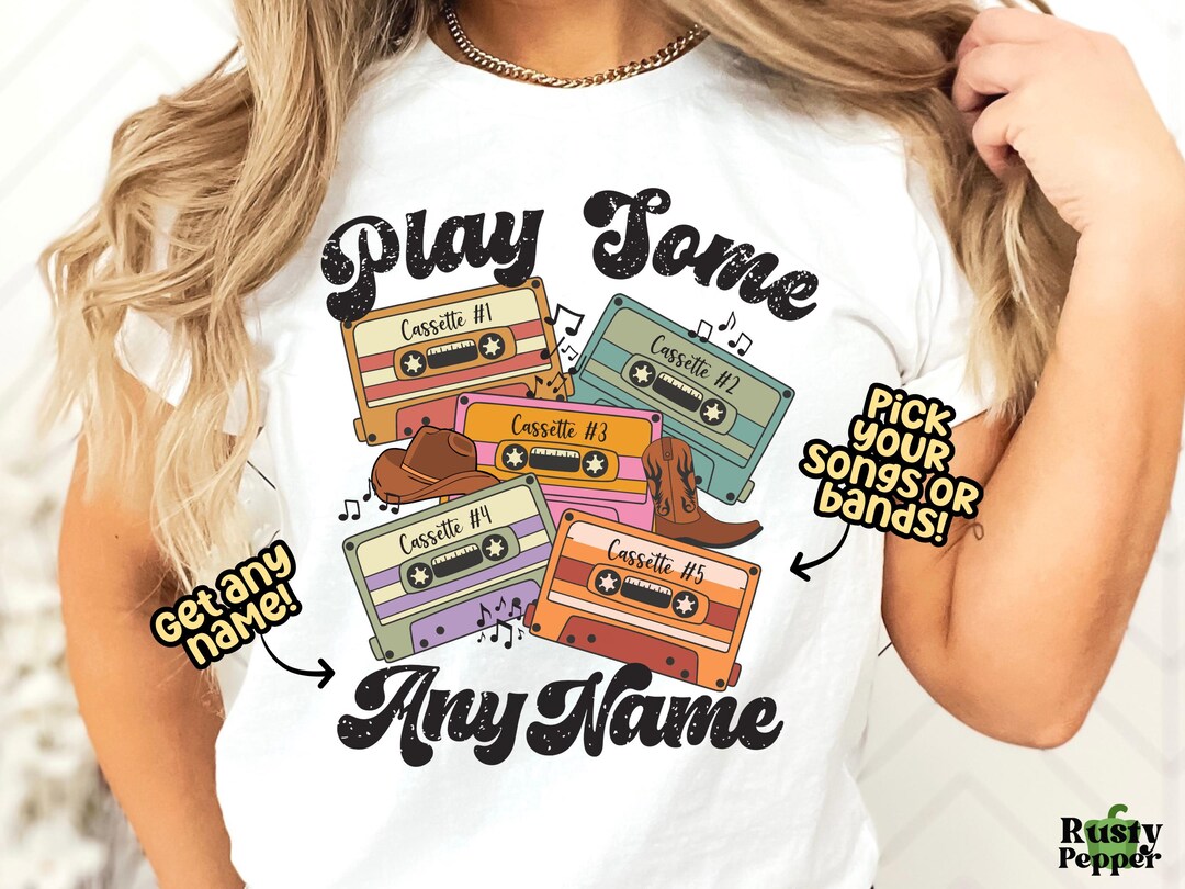 Classic Play Country Fully Custom Cassette Tape Music Shirt ...
