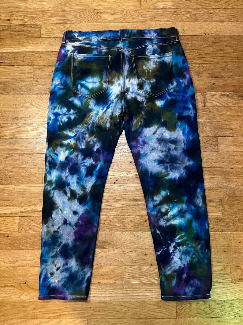 12 - Bleach Tie Dye Jeans - Etsy