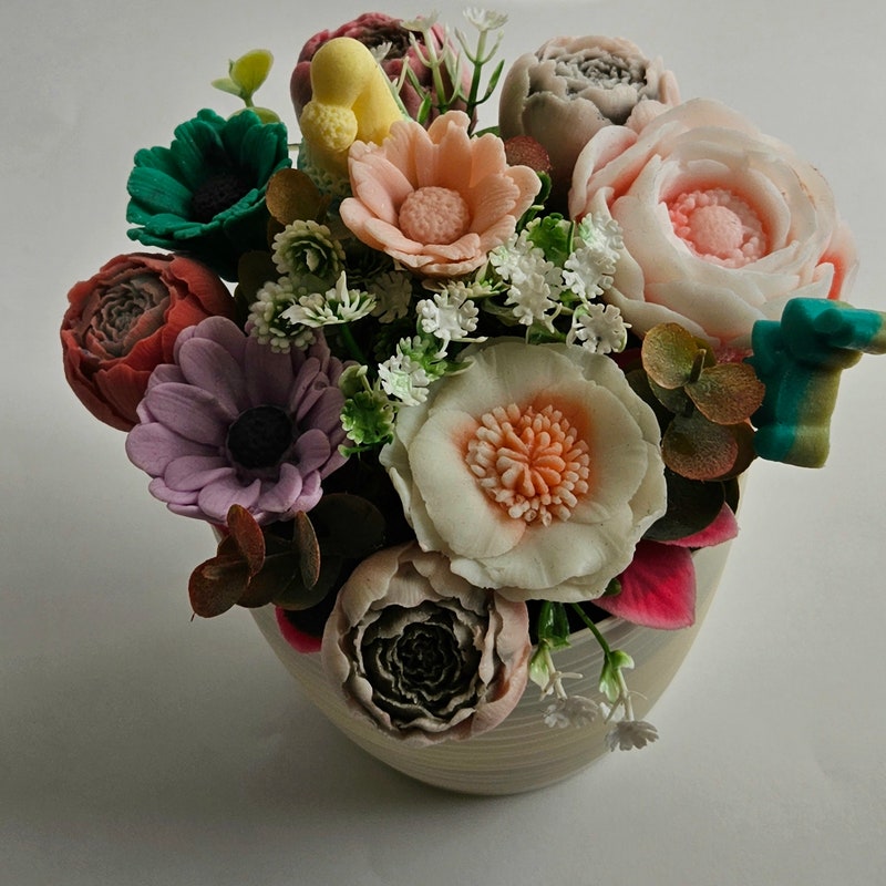 Soap Flowers - Etsy