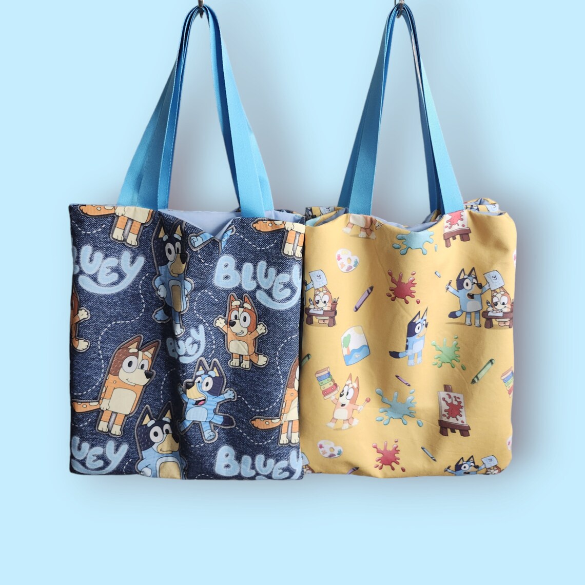 Bluey Kids Book Bag - Etsy