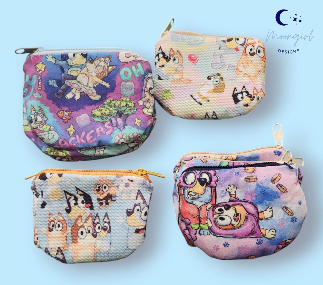Blue Dog Coin Purses - Etsy