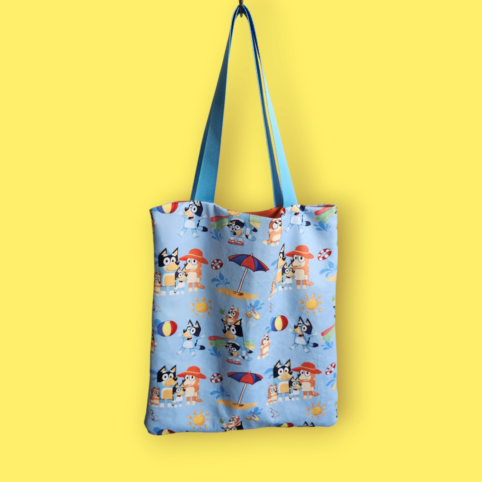 Blue Dog Kids Book Bag - Etsy