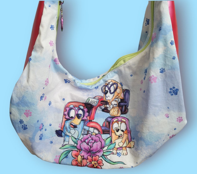 Blue Dog Crescent Purse - Etsy