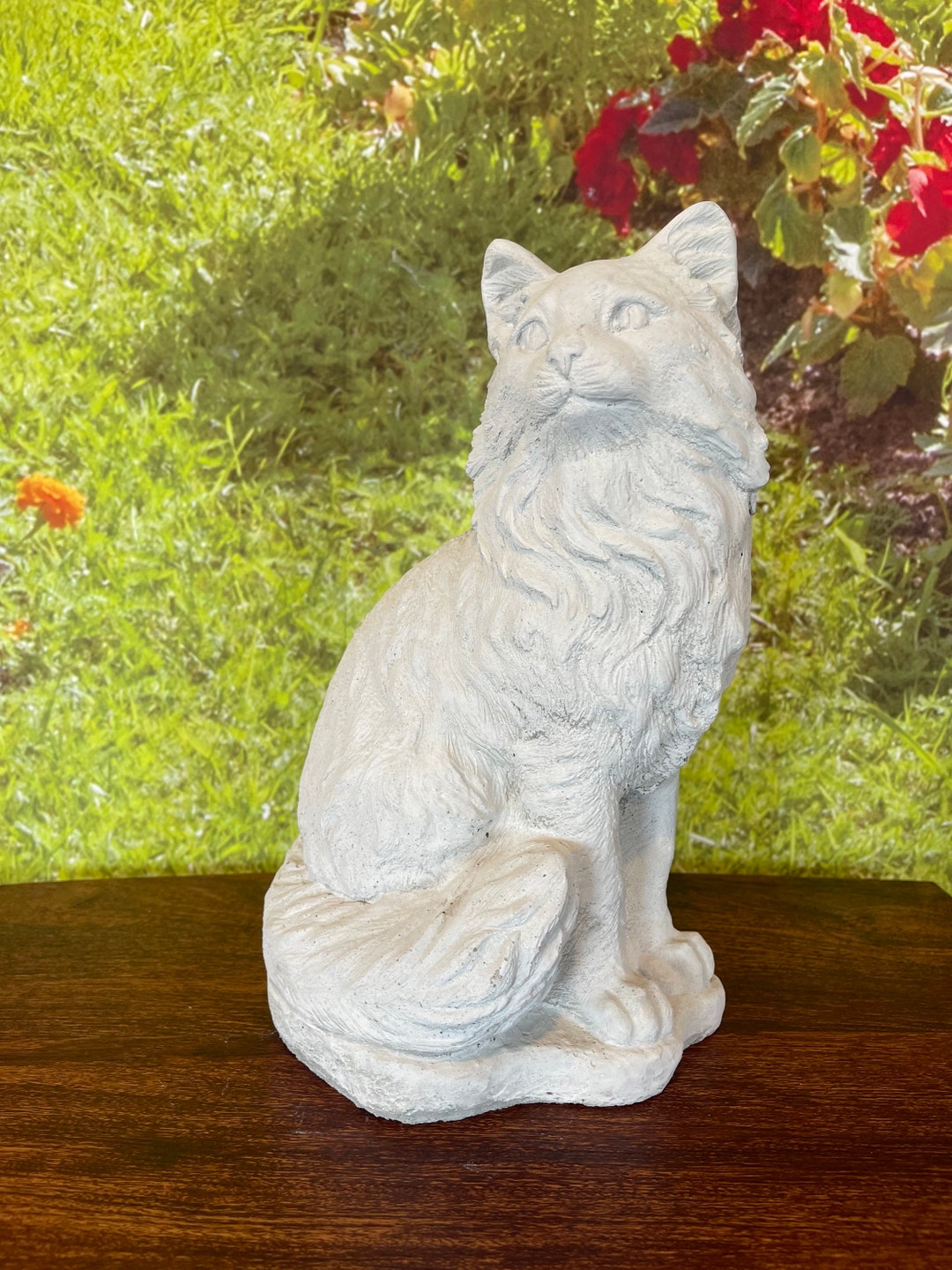 Cat Statue - Sterling Statuary | Handmade Brand New Solid Concrete ...
