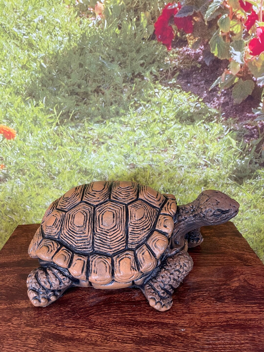 Brown Tortoise Statue - Sterling Statuary | Handmade Brand New Turtle ...