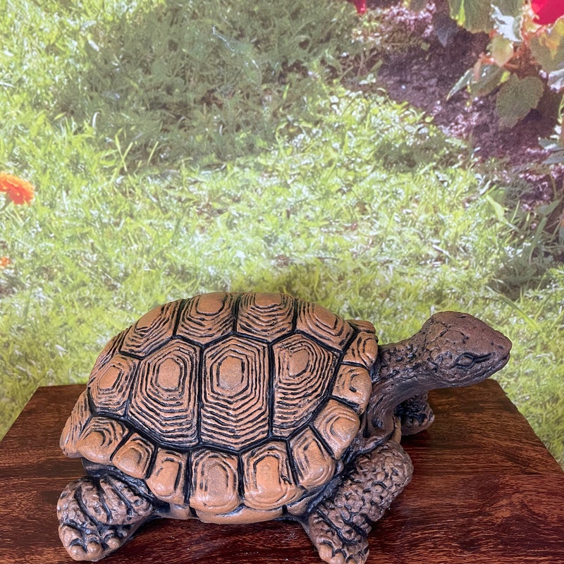 Large Garden Turtle Statue - Etsy