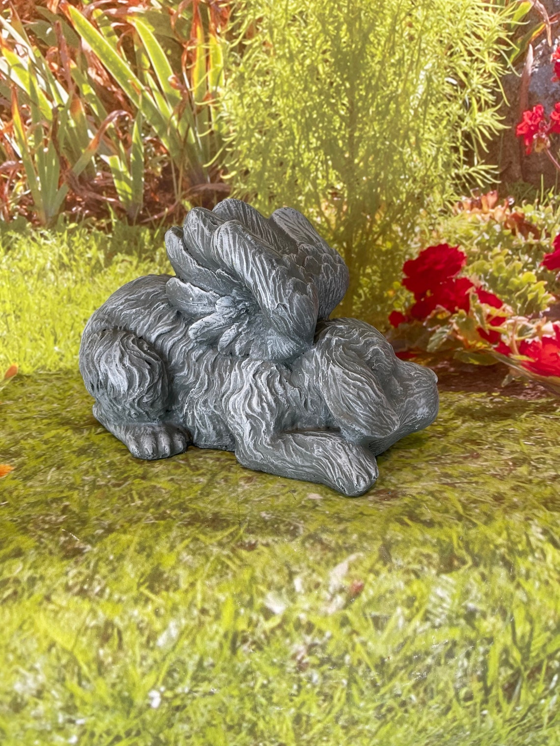 Angel Dog Statue Sterling Statuary Handmade Brand New - Etsy