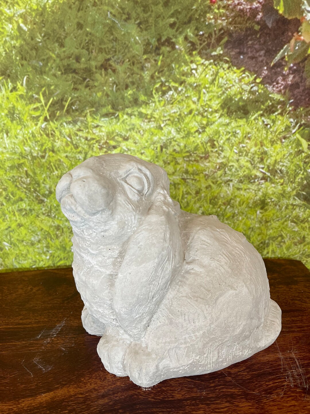 Rabbit Statue - Sterling Statuary | Handmade Brand New Solid Concrete ...