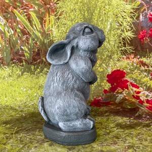 Standing Bunny Statue - Sterling Statuary | Handmade Brand New Solid ...