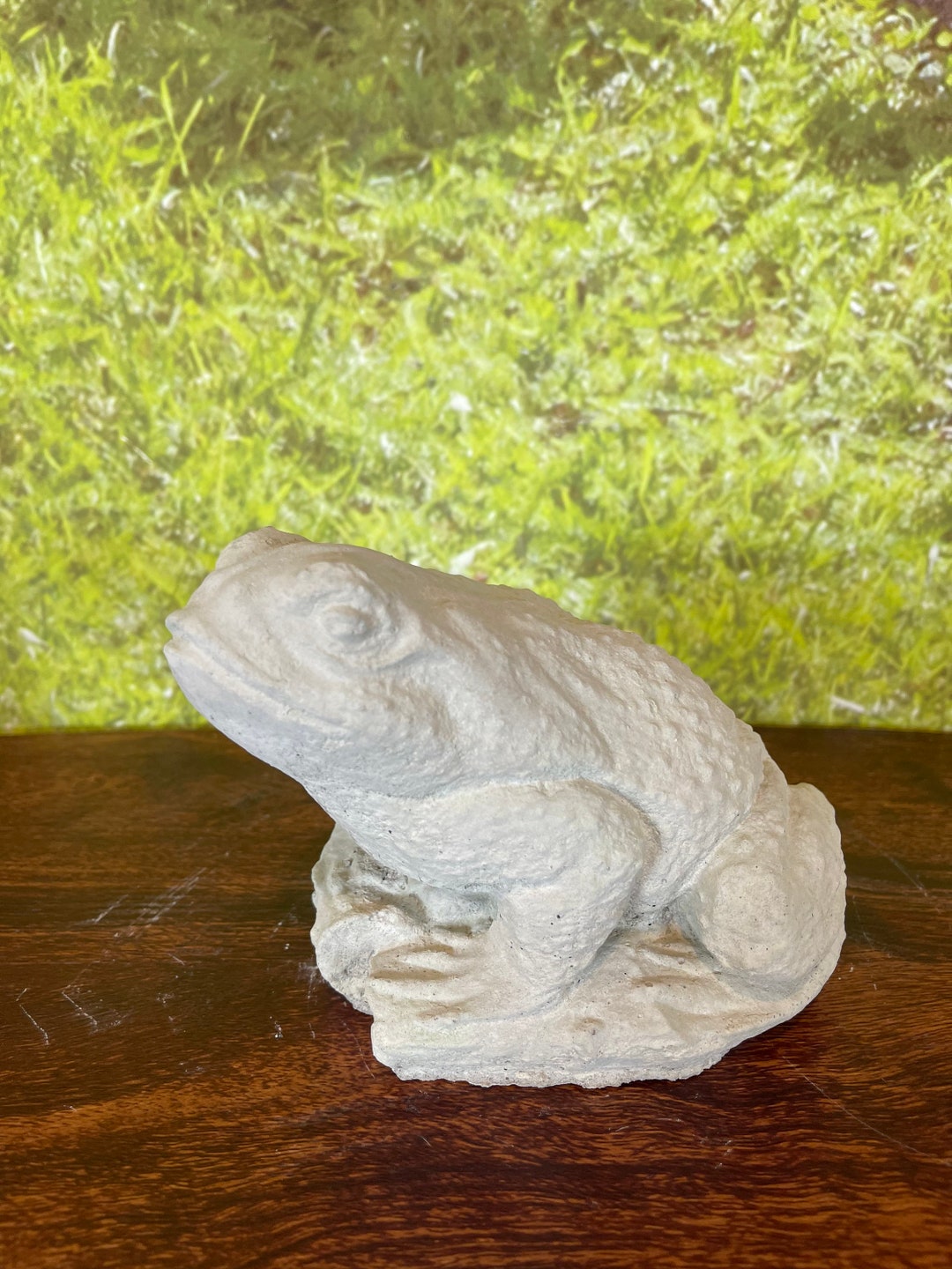 Frog Statue - Sterling Statuary | Handmade Solid Concrete Garden Decor ...