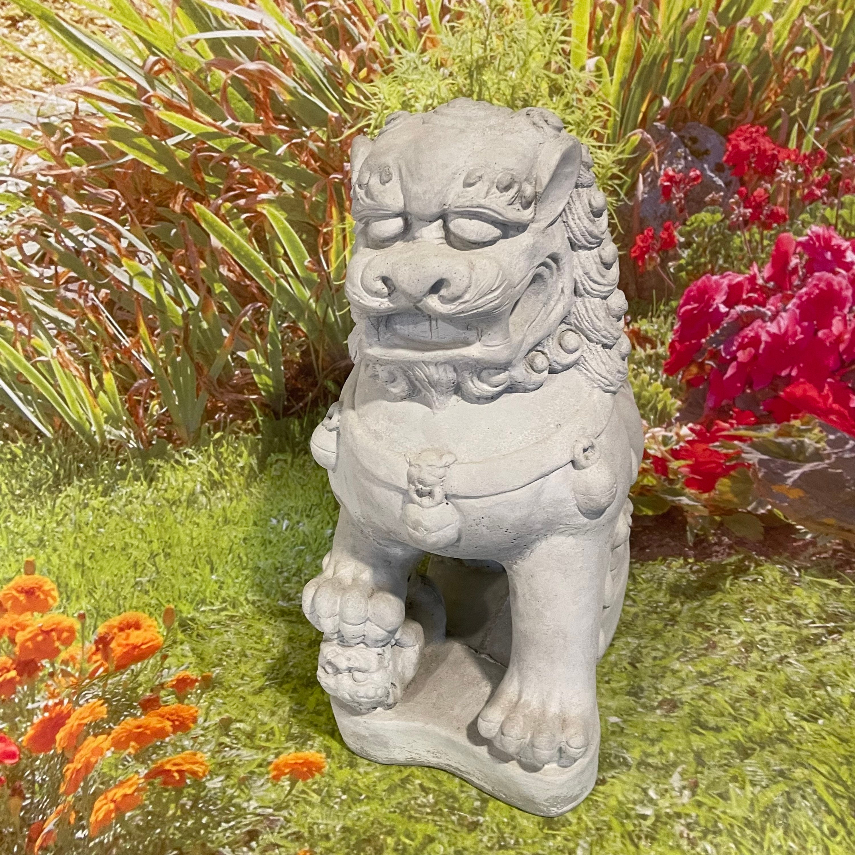 Foo Dog Female Sterling Statuary Handmade Brand New Solid - Etsy