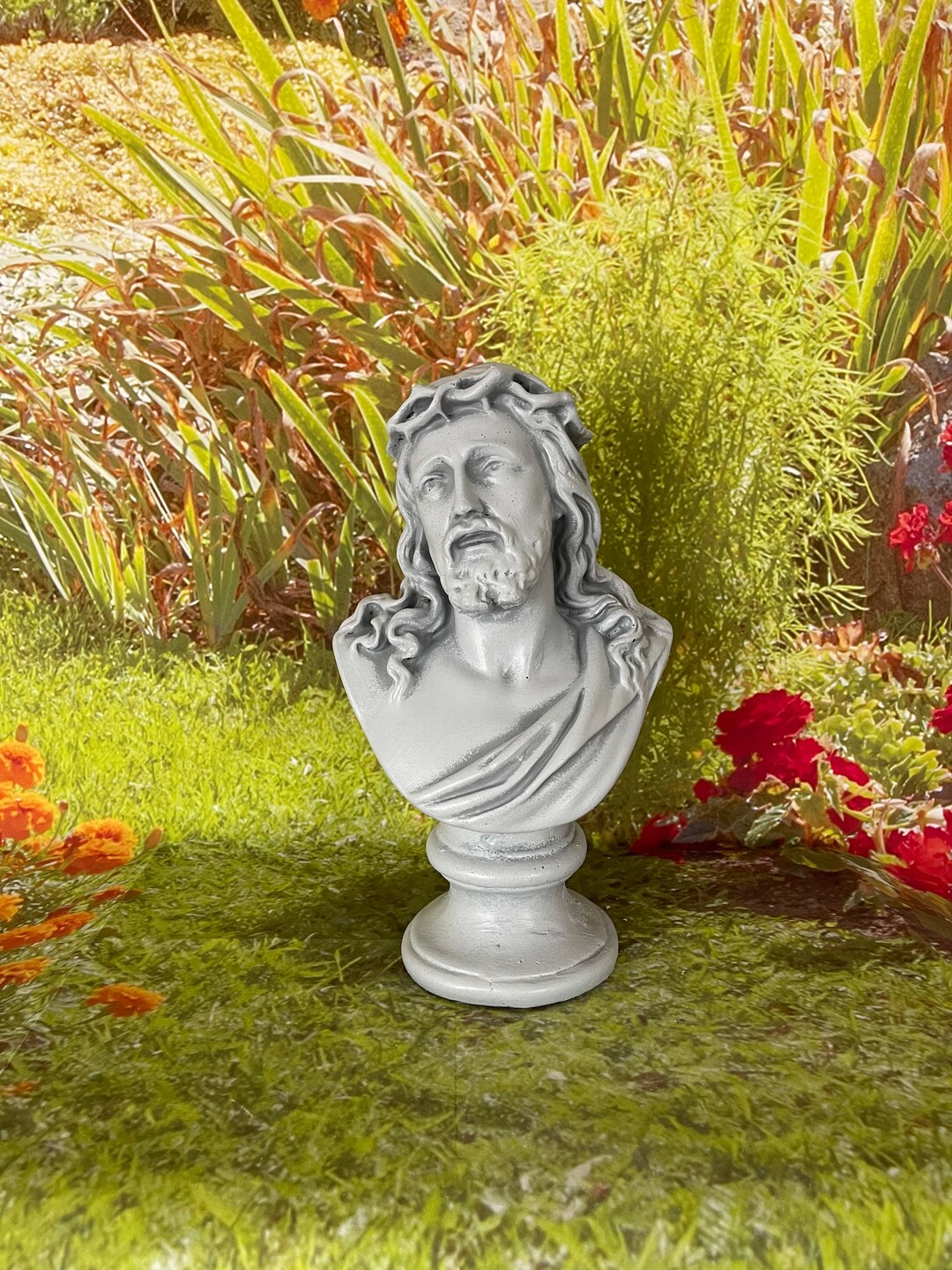 Jesus Statue Sterling Statuary Handmade Brand New Solid Concrete ...