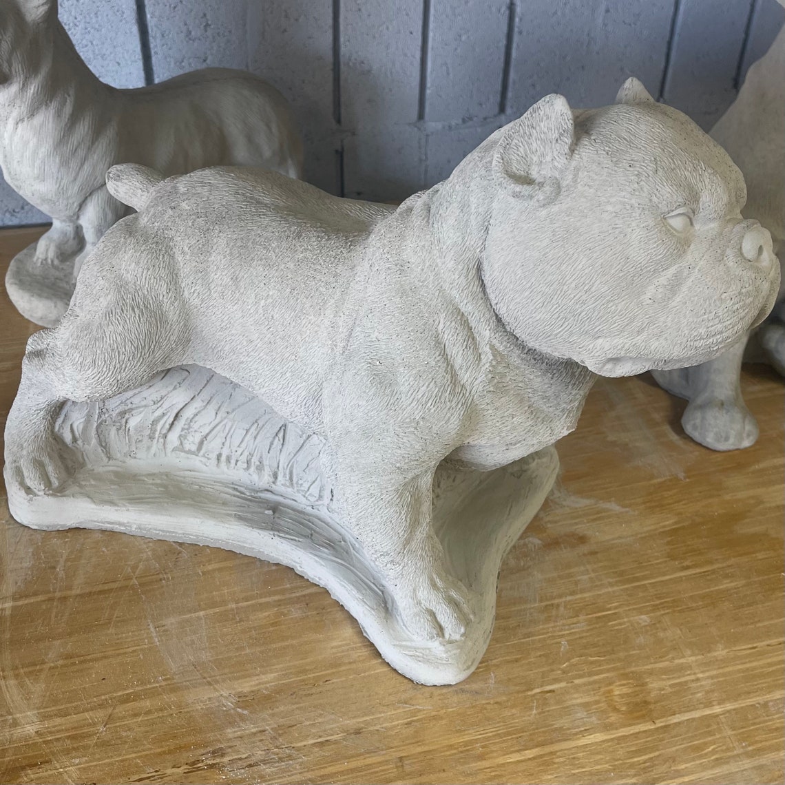 XL Bully Statue - Sterling Statuary | Handmade Brand New Solid Concrete ...