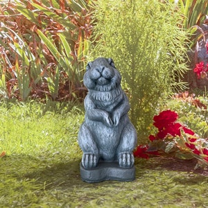 Standing Bunny Statue - Sterling Statuary | Handmade Brand New Solid ...