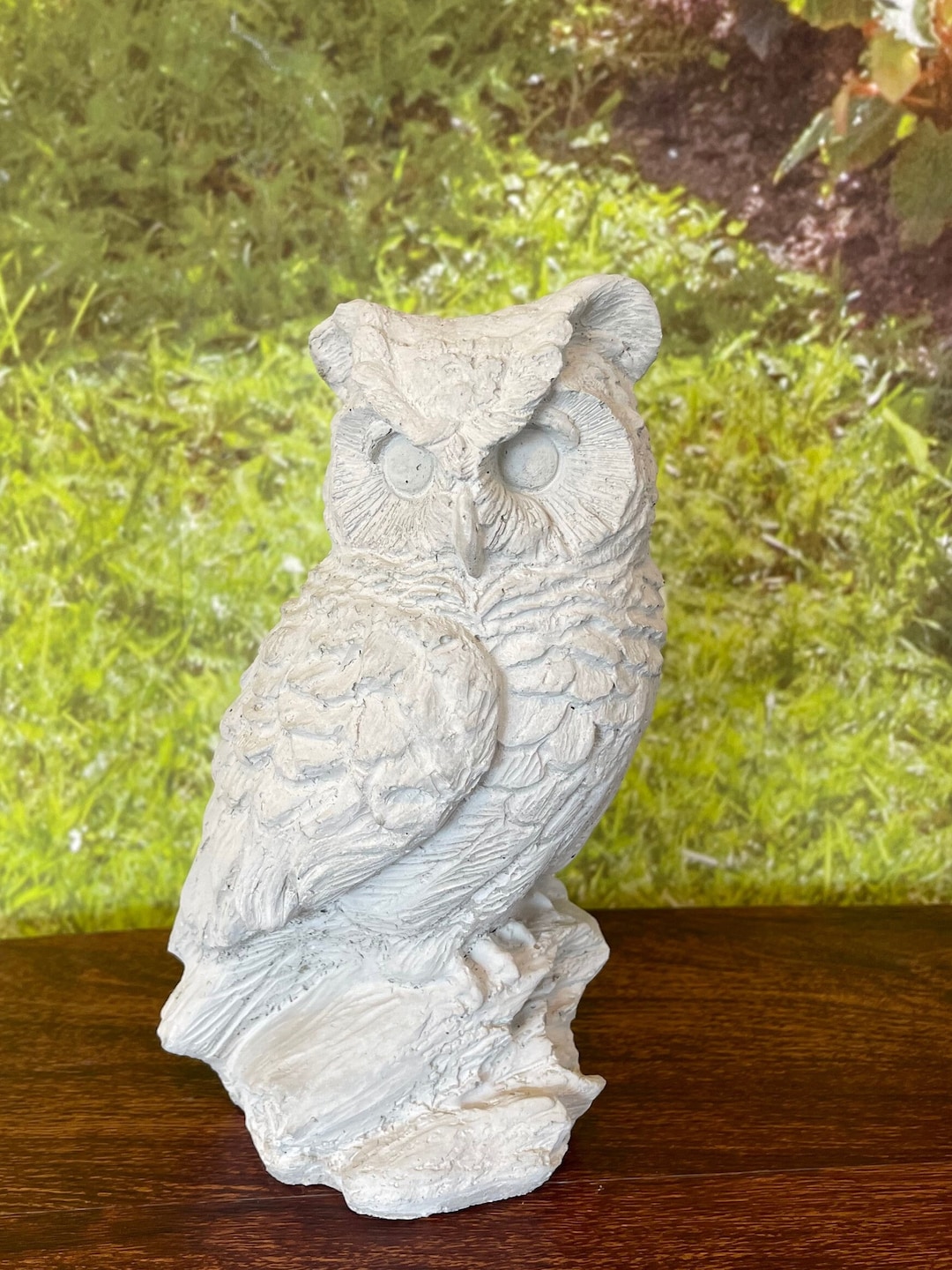 Owl Garden Statue - Sterling Statuary | Handmade Brand New Solid ...