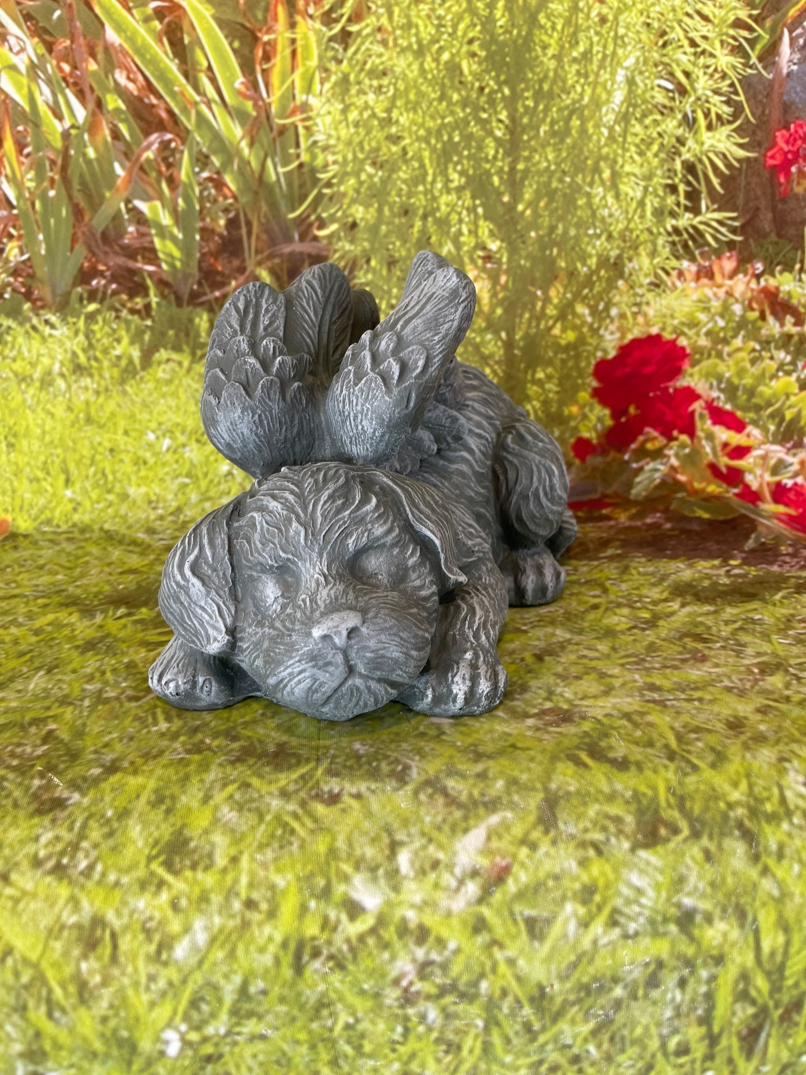 Angel Dog Statue Sterling Statuary Handmade Brand New - Etsy