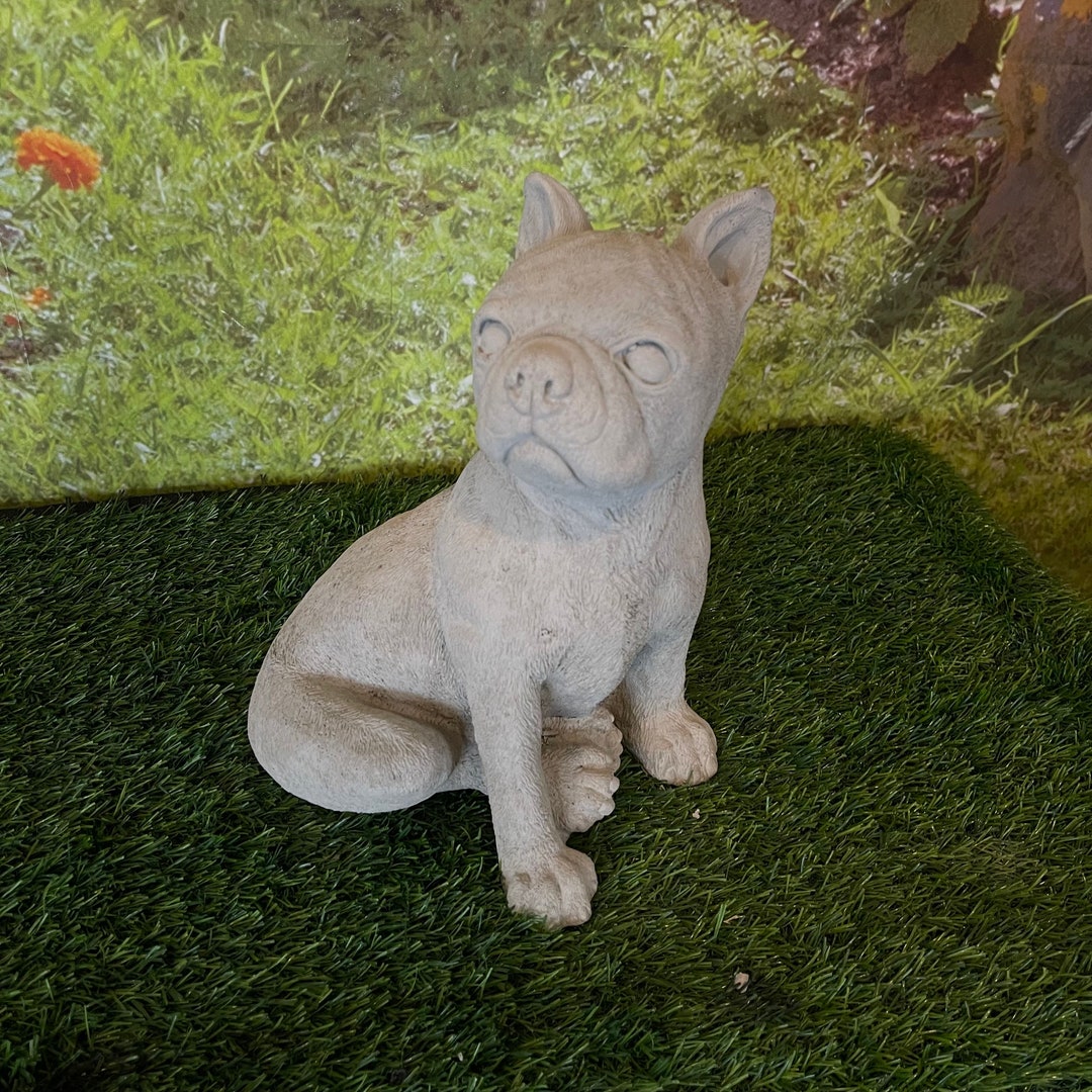 Pug Puppy Statue - Sterling Statuary | Handmade Brand New Solid ...