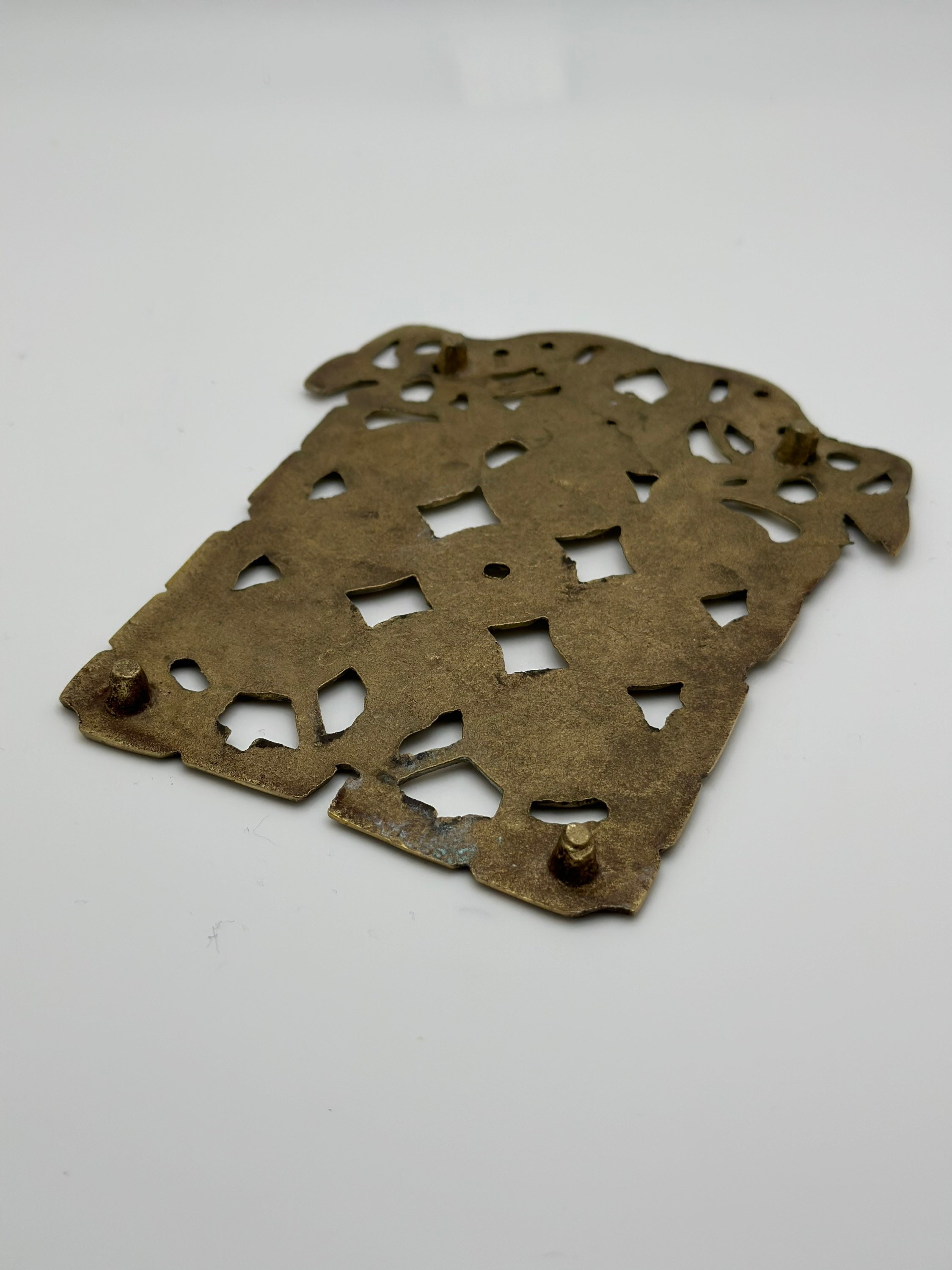 Vintage Brass Chinese Coin Chinoiserie Footed Trivet - Etsy