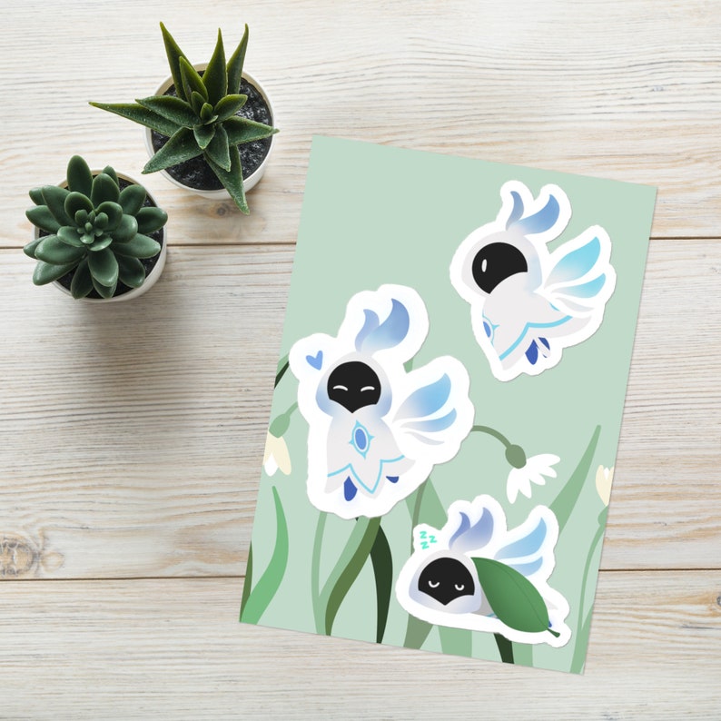 Venti Wind Spirit Form Sticker Sheet - Etsy