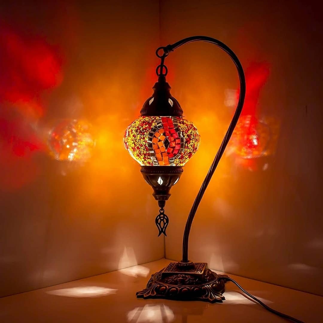 Turkish Moroccan Mosaic Lamp Light, Turkish Lamp, Handmade Mosaic Glass ...