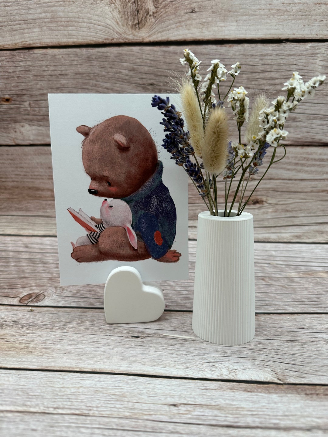 Silicone Mold, Card Holder Heart White, Wedding, Placeholder, Name Tag ...