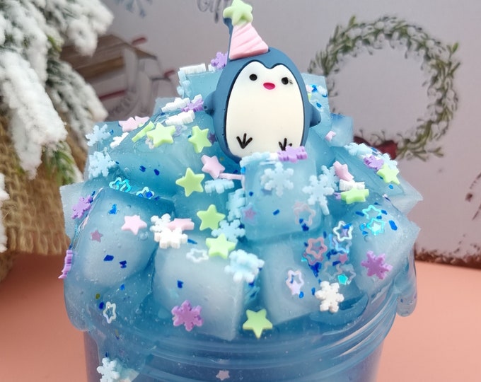 Penguin Party Jelly Cube Slime Fizzy Sweet Scented UK Seller Birthday ...