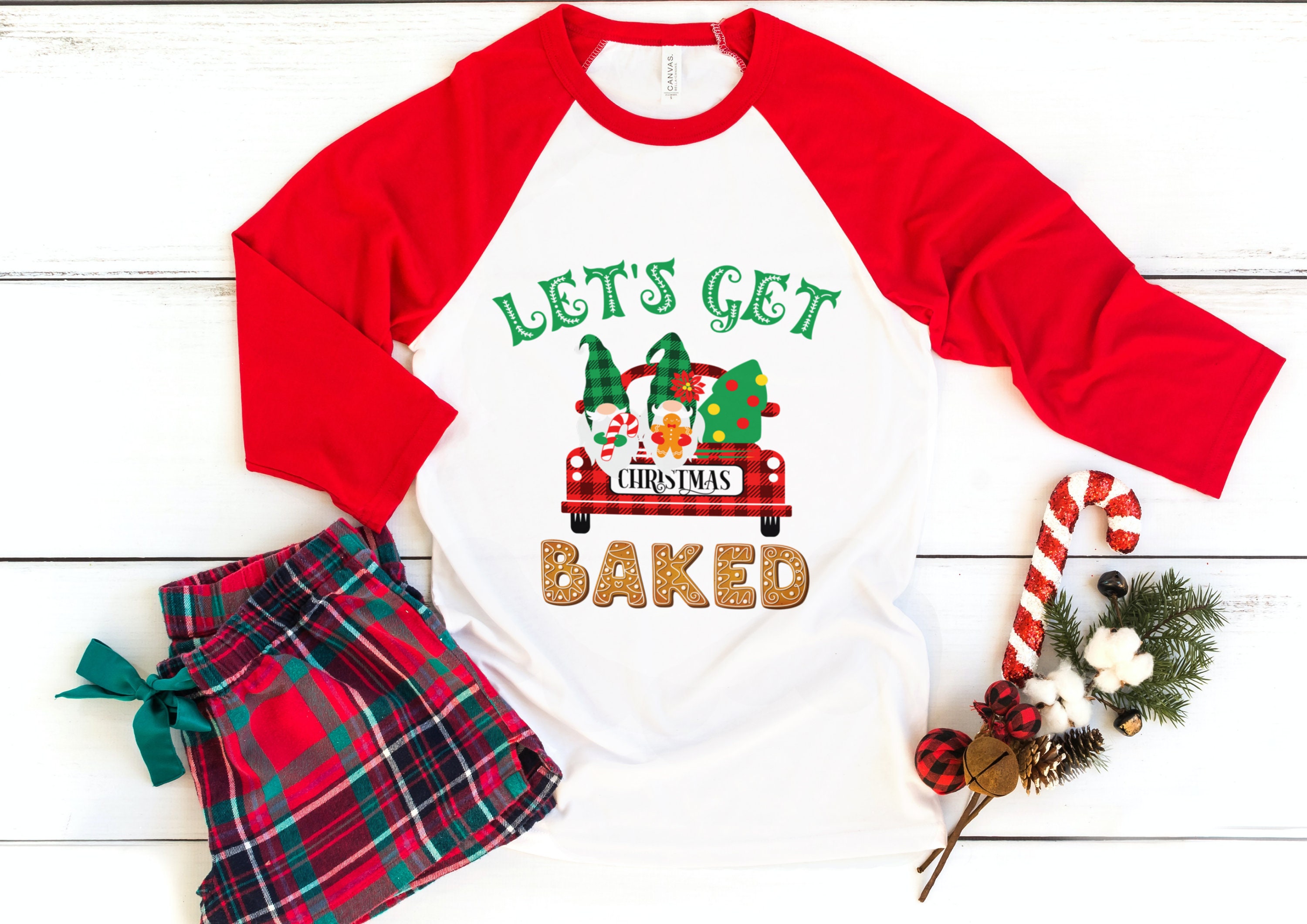 Let's Get Baked Shirt Svg,bakery Owner Svg, Candy Cane Svg, Christmas ...