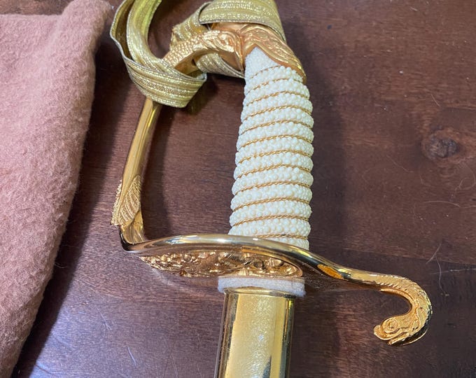 U.S. Navy Officer Sword Late 70’s, Early 80’s Issue. Made in Spain ...