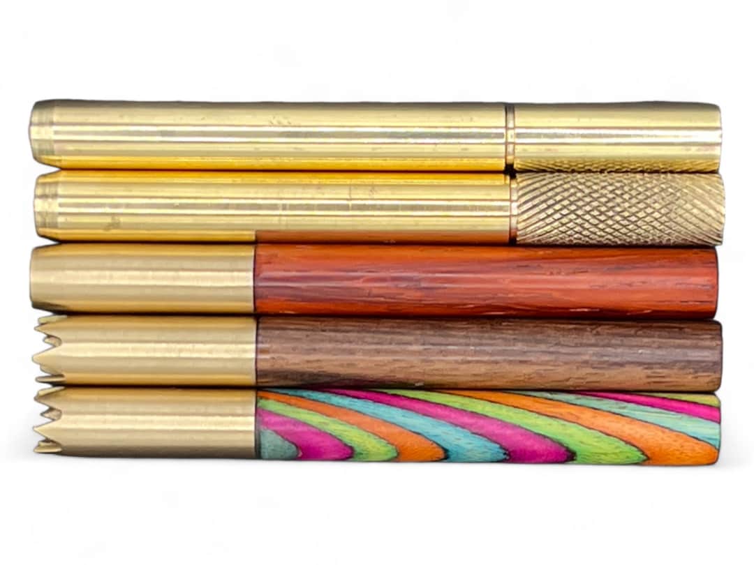 Handmade Brass and Wood Bat (one Hitter) Pipes | 3" Inches | 5 Styles ...