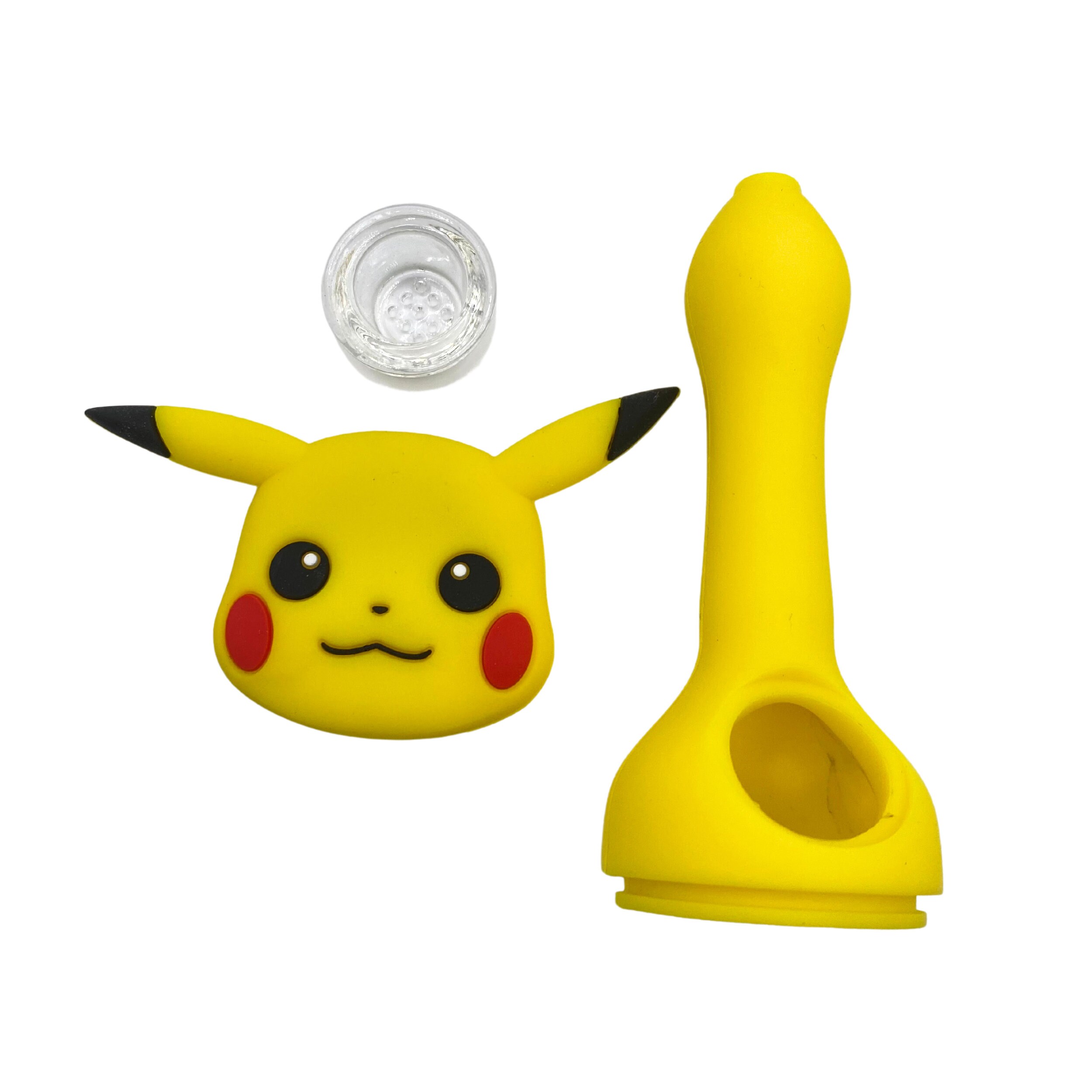 Pokémon Pikachu Silicone Smoking Pipe With Glass Bowl - Etsy