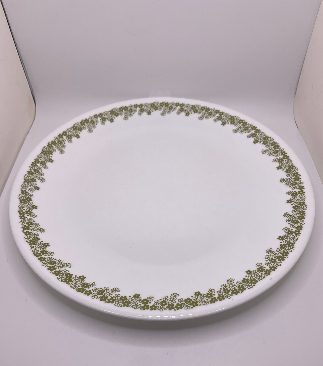 1970's Corning (corelle) Spring Blossom Green 10" Dinner Plate - Etsy