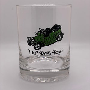 Vintage Classic Car Lowball Cocktail Glasses set of 3 - Etsy