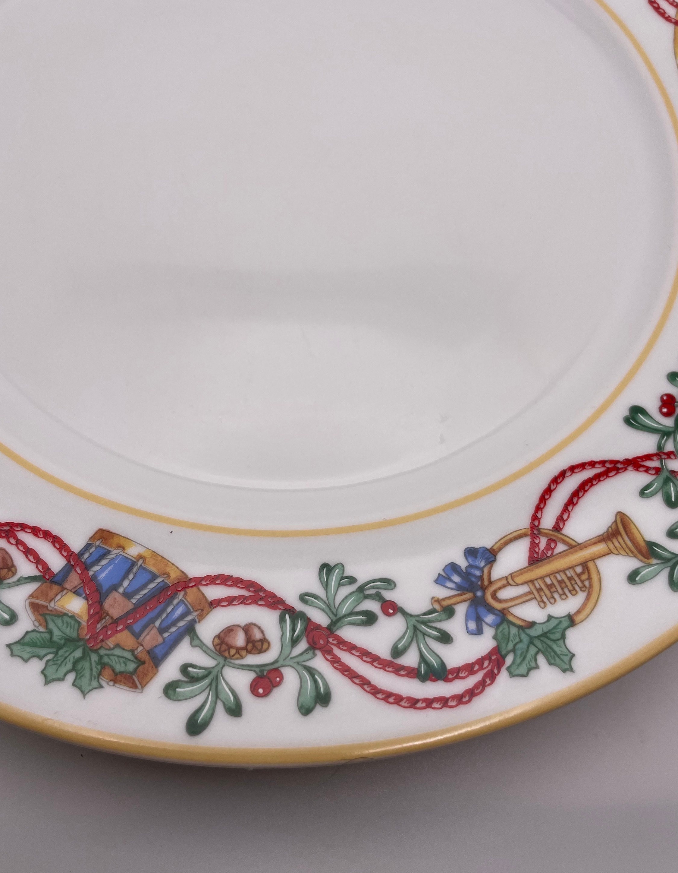 Vintage Christmas Plate - Etsy