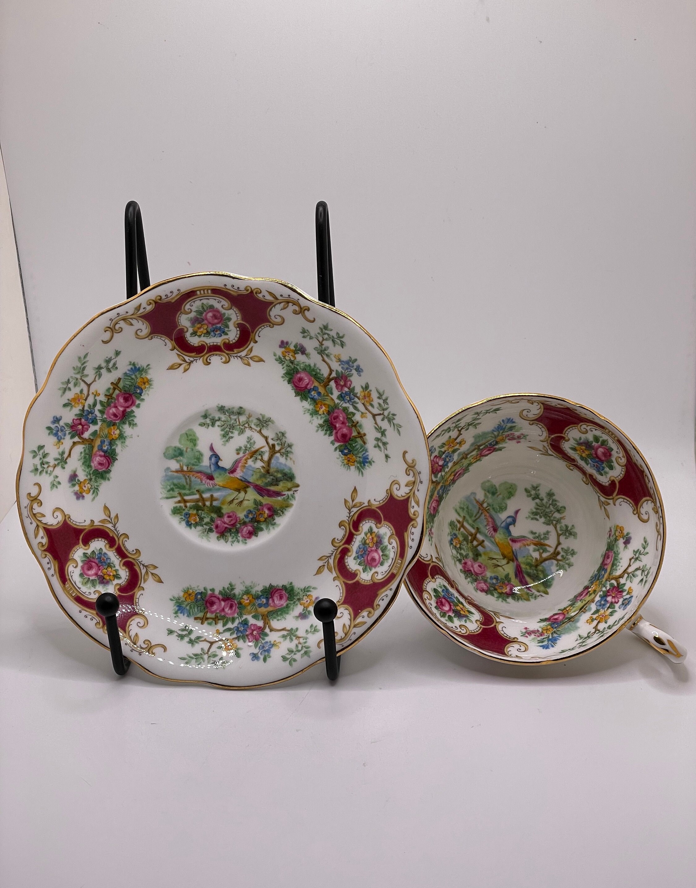 1950s EB Foley Bone China broadway Limited Edition Chelsea Bird Pattern ...