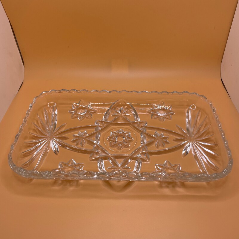 Pink Glass Tray - Etsy